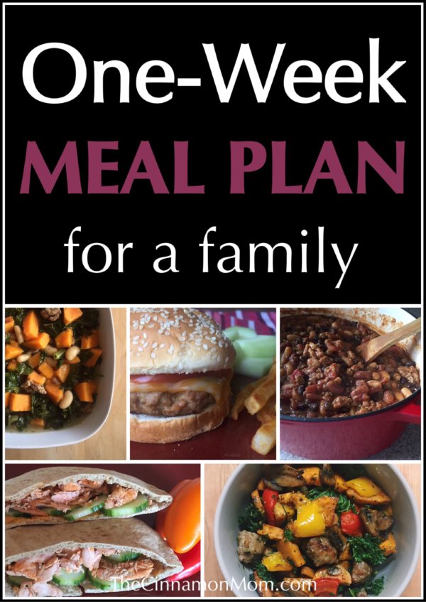 One-Week Meal Plan for a Family